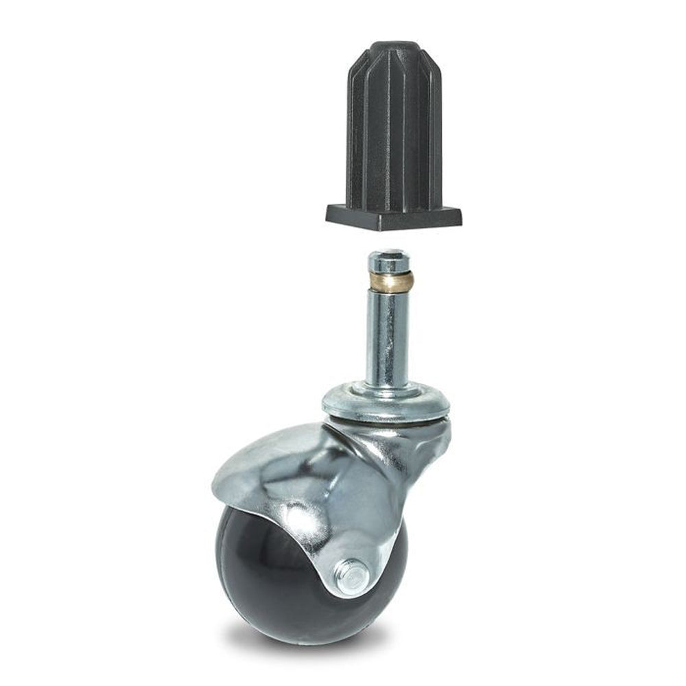 4 Pack 1" OD Square Tubing Insert for 7/16" Friction Fit Stem ...