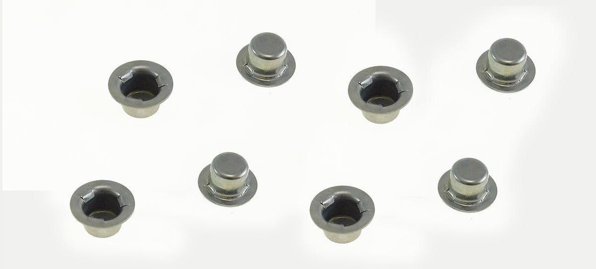 8 Pack 5/16" Push-on Cap Nuts - Axle Caps - Wheel Retainers 230982004 ...