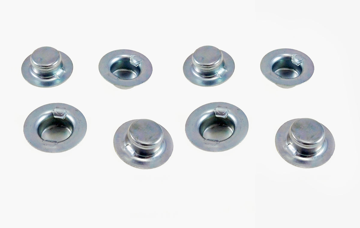 8 Pack 5/8" Push-on Cap Nuts - Axle Caps - Wheel Retainers - 836148 ...